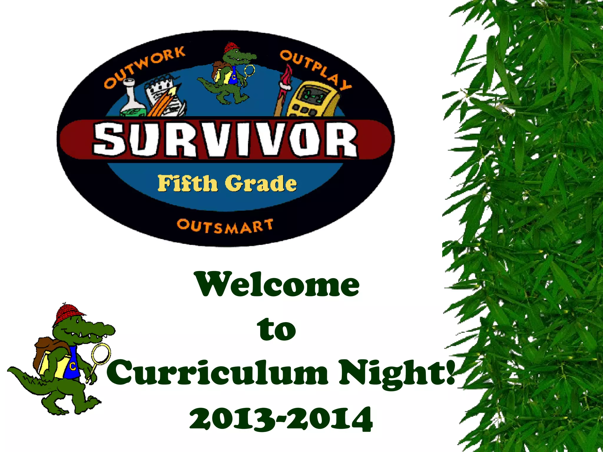 5th Grade Curriculum Night Presentation 2013-2014 | PPT