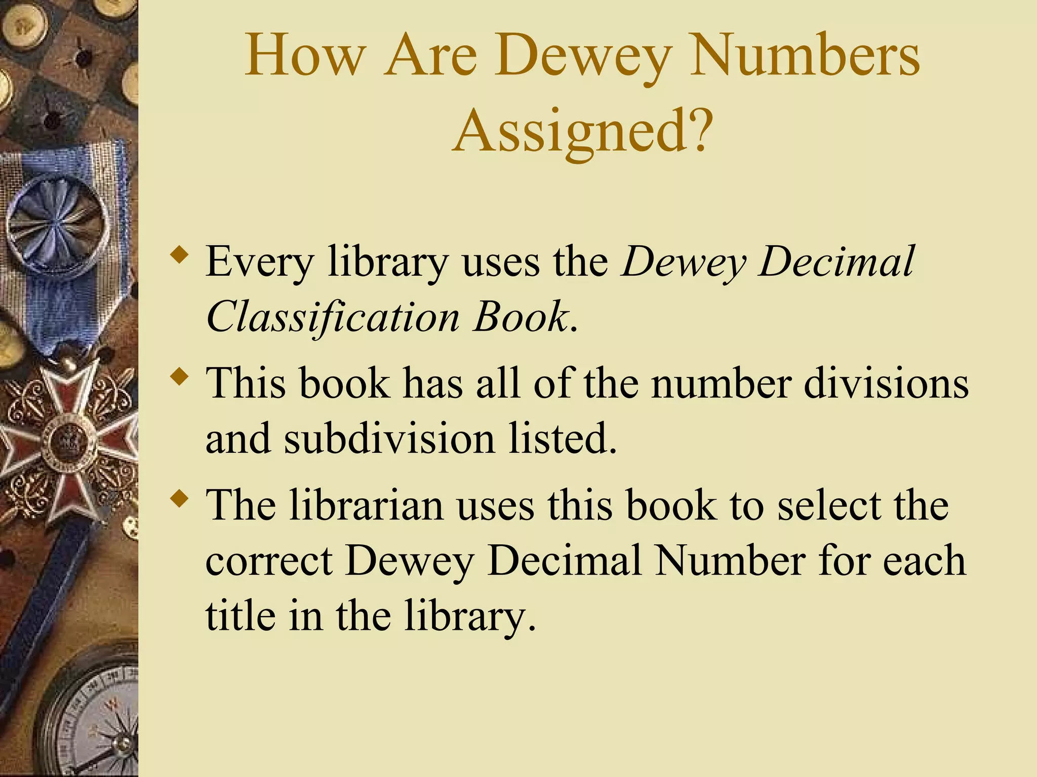 5th grade deweypart2 powerpoint | PPT