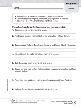 5th grade grammar | PDF