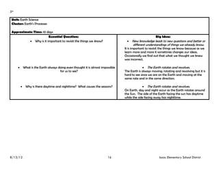 5th Grade Science Maps revised | PDF