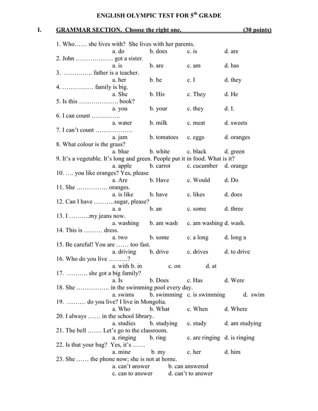 5th grade olympics | DOCX | Sports
