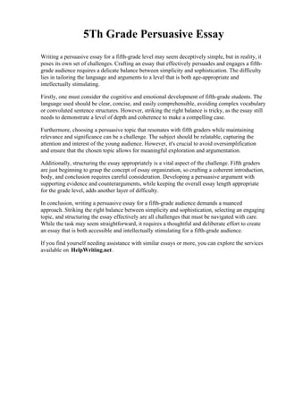5Th Grade Persuasive Essay.pdf