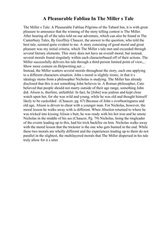 5Th Grade Persuasive Essay Examples | PDF