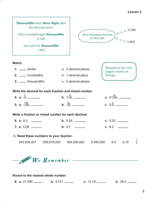 5th grade place value | PDF