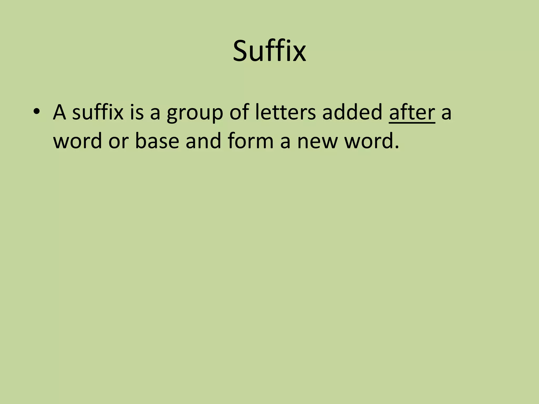 5th Grade Prefixes, Suffixes & Roots | PPTX