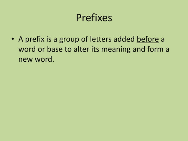 5th Grade Prefixes, Suffixes & Roots | PPTX | Geology | Science