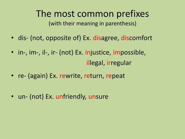 5th Grade Prefixes, Suffixes & Roots | PPTX | Geology | Science