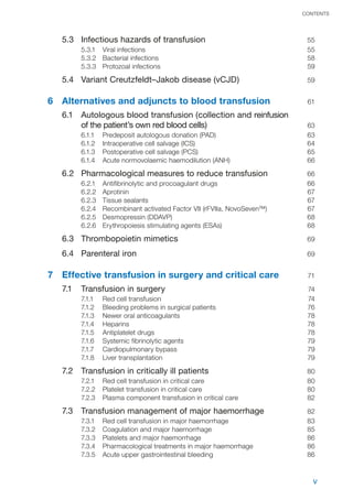 5th handbook of transfusion medicine | PDF