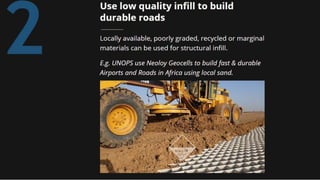 5 things you can achieve with Neoloy geocells | PPTX