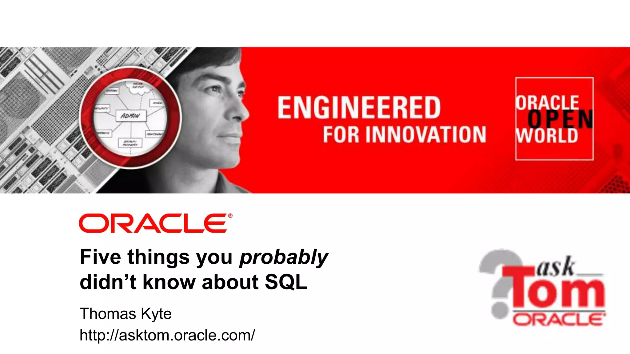 5 Cool Things About SQL | PPT