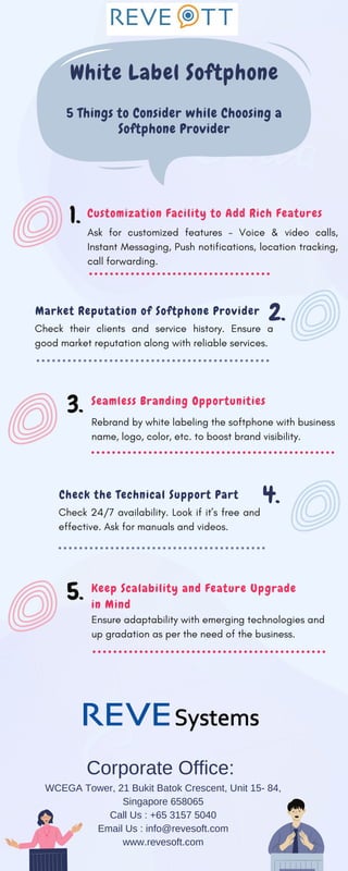5 Things to Consider while Choosing a Softphone Provider | PDF