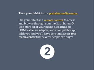 5 things to do with your tablet, Old & New | Other than let your kids ...