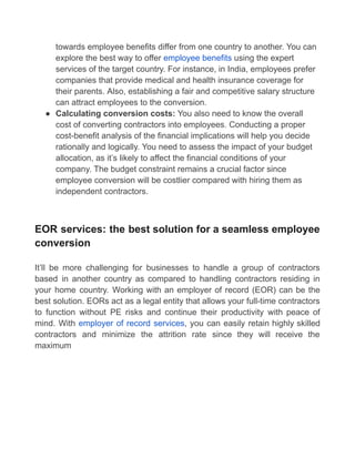 5 things to know before converting independent contractors into ...