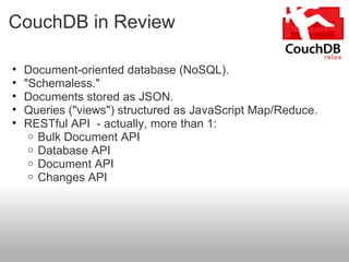5 Things You Didn't Know You Could do with CouchDB | PPT
