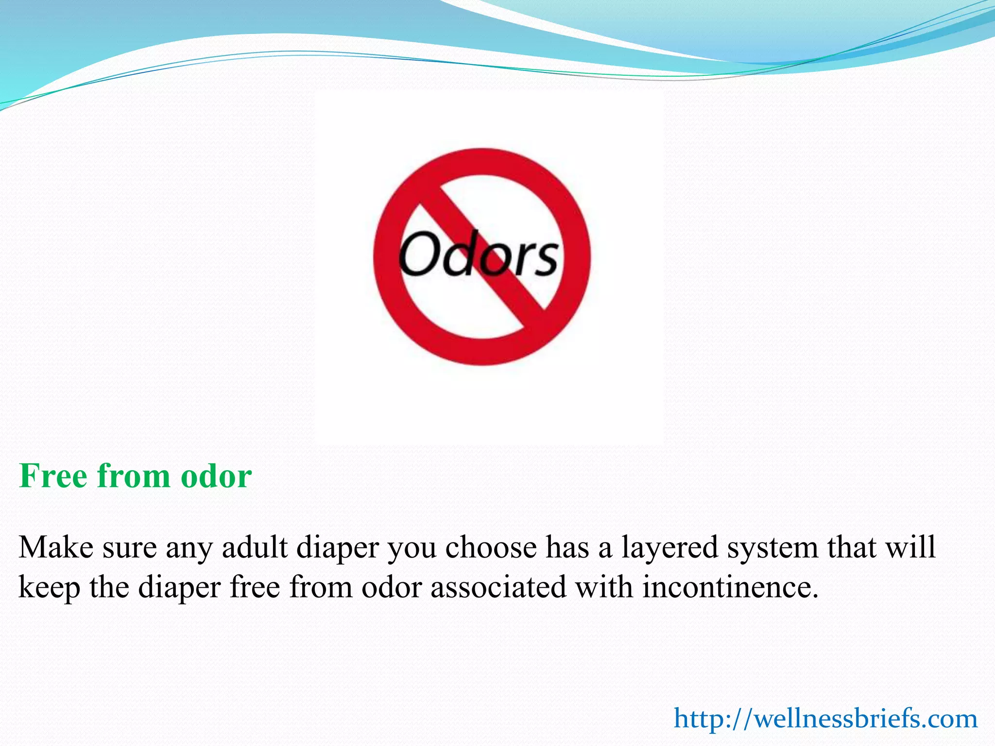 5 things you must demand in an adult diaper | PPTX