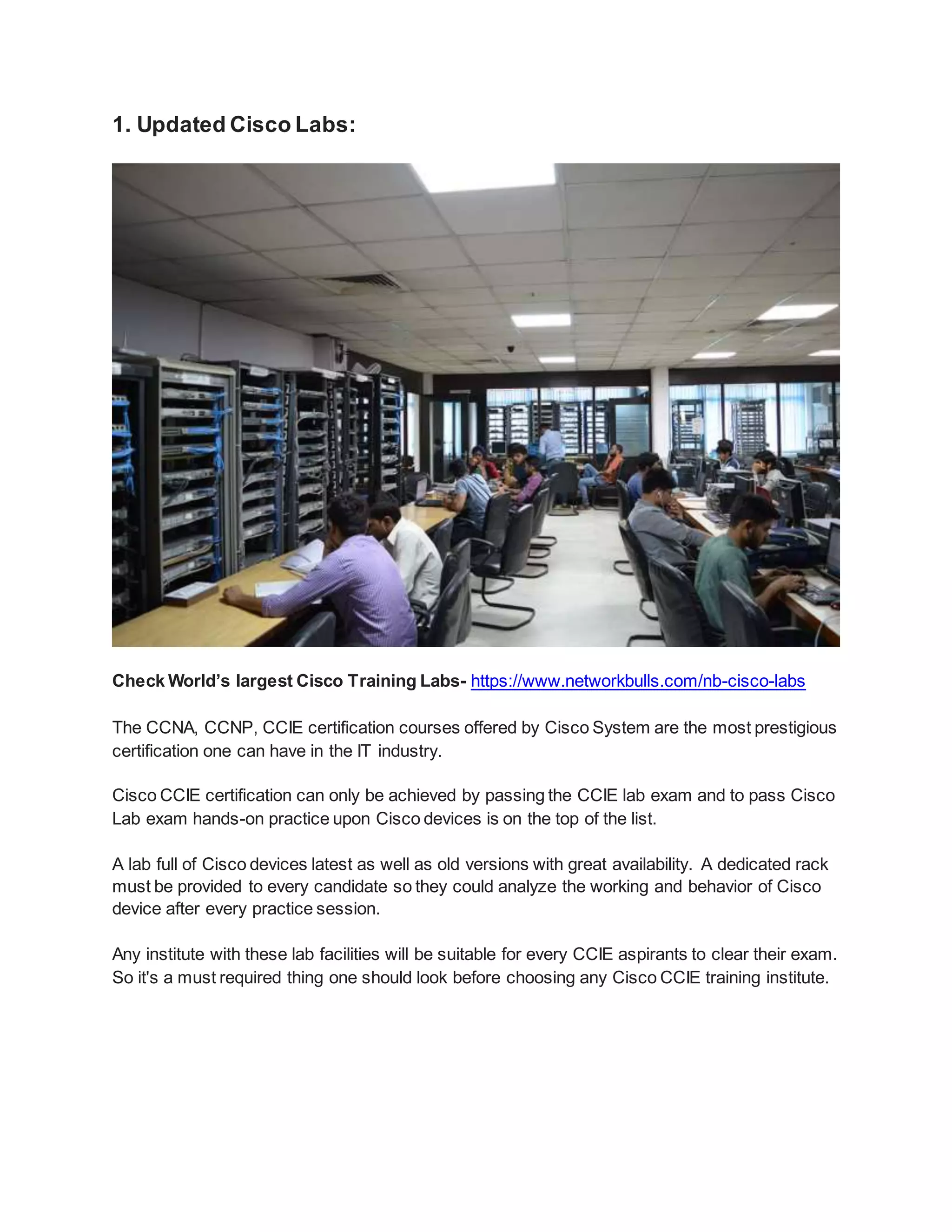 5 things you need to know before joining cisco ccie training institute ...