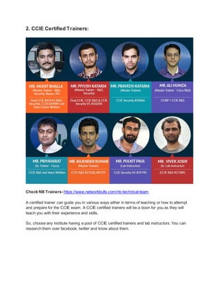 5 things you need to know before joining cisco ccie training institute ...