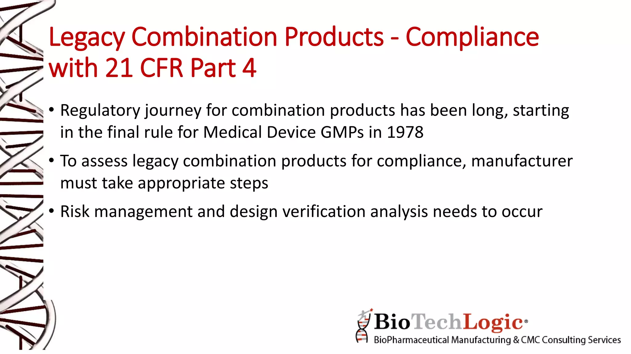 5 Critical Areas of Combination Drug Compliance | PPTX