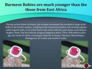 All Information About Burmese Ruby Gemstone | PPT