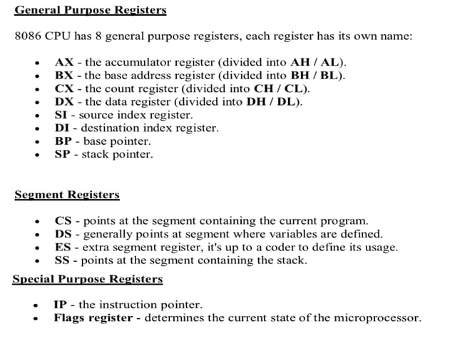 8086 Micro-processor and MDA 8086 Trainer Kit | PPTX