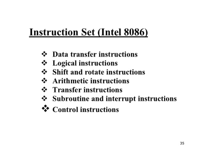 8086 Micro-processor and MDA 8086 Trainer Kit | PPTX