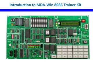 8086 Micro-processor and MDA 8086 Trainer Kit | PPT
