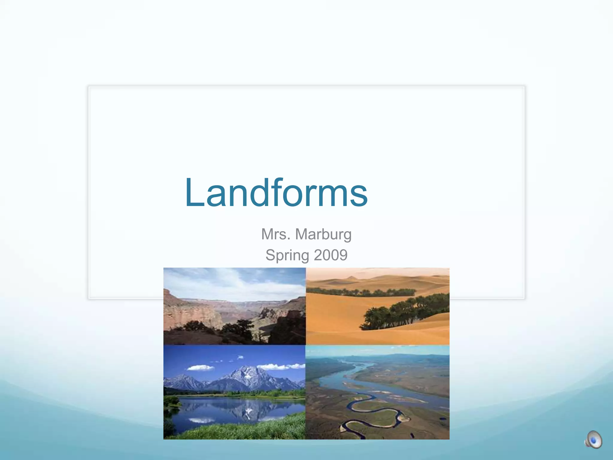 5th landforms sample | PPTX
