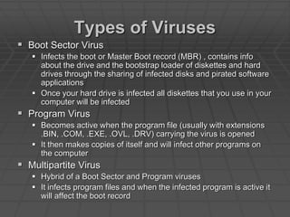 computer virus with full detail | PPT