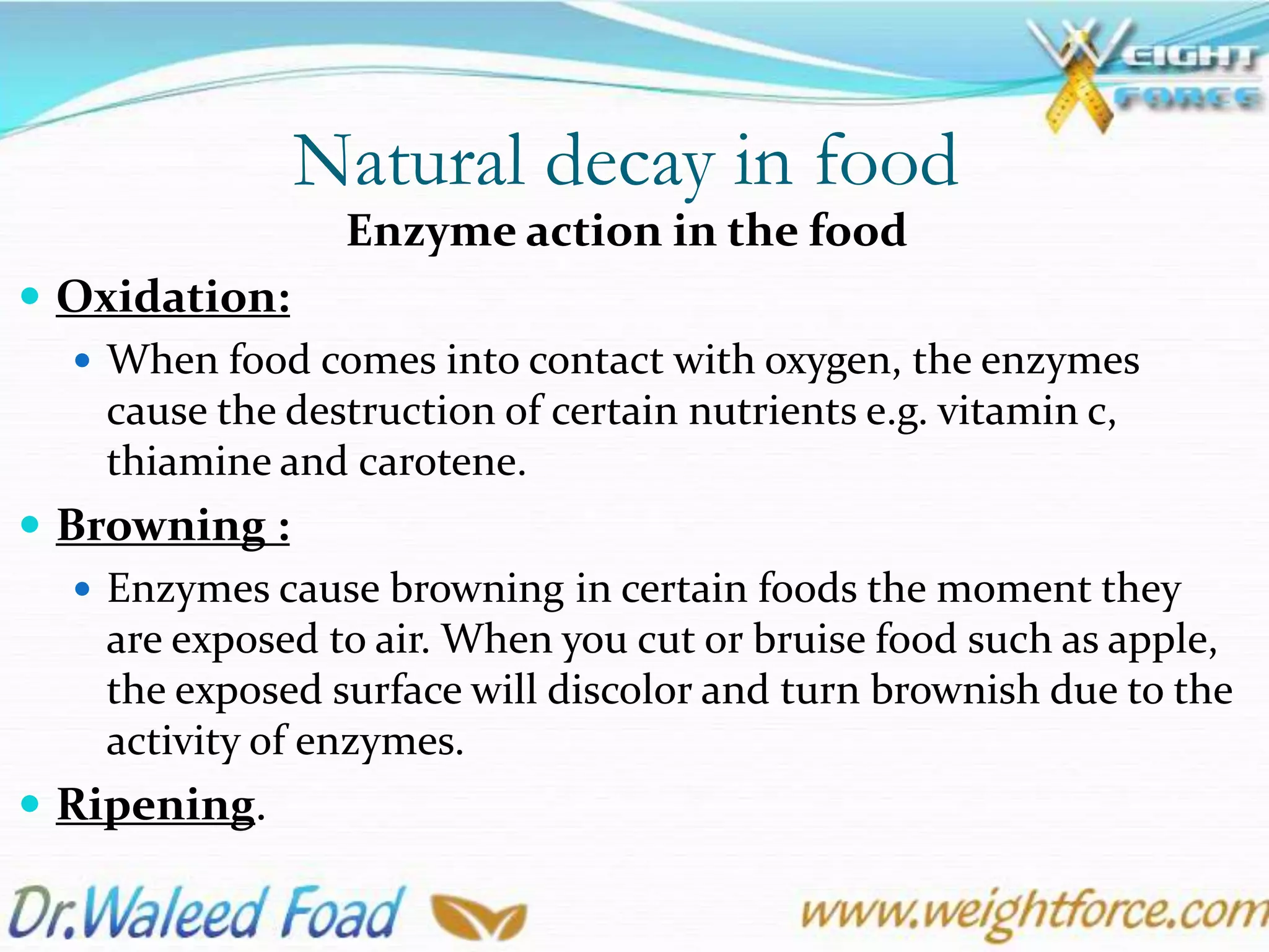 5th lecture Food Spoilage Overview | PPTX