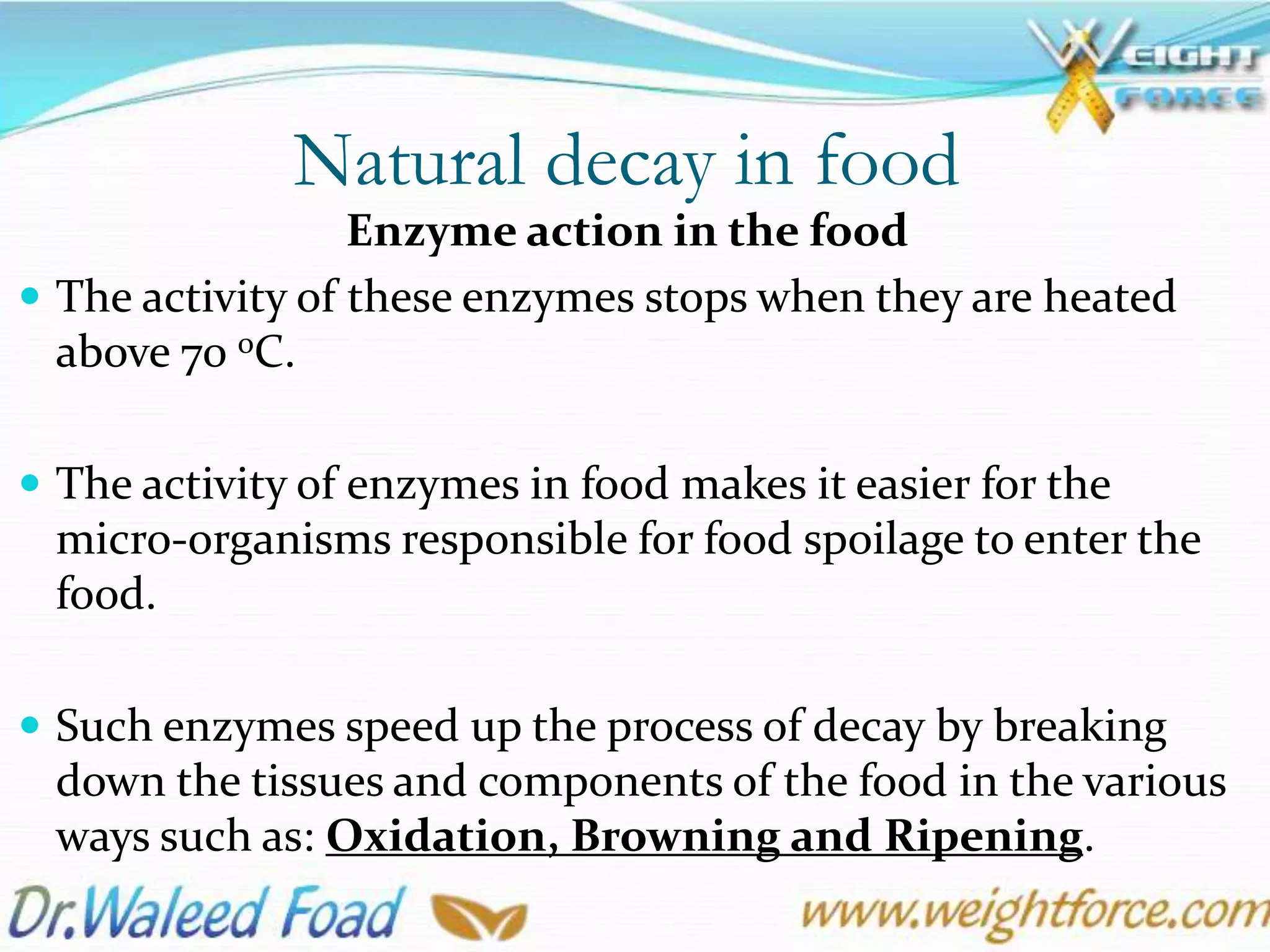 5th lecture Food Spoilage Overview | PPTX