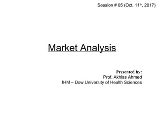 5th Lecture Market Analysis of Strategic Marketing | PPT