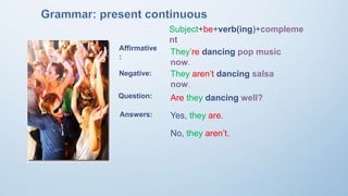 5th lesson:Present Continuous | PPTX