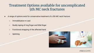 What is the optimal non-operative management of 5th metacarpal neck ...