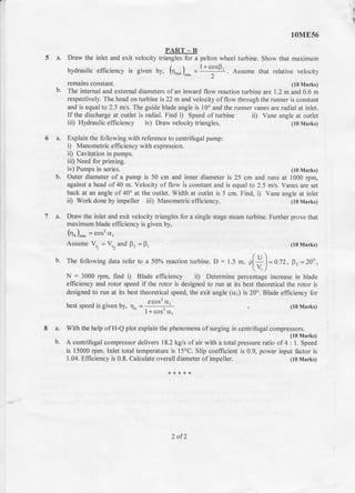 2013-June: 5th Semester Mechanical Engineering Question Paper | PDF