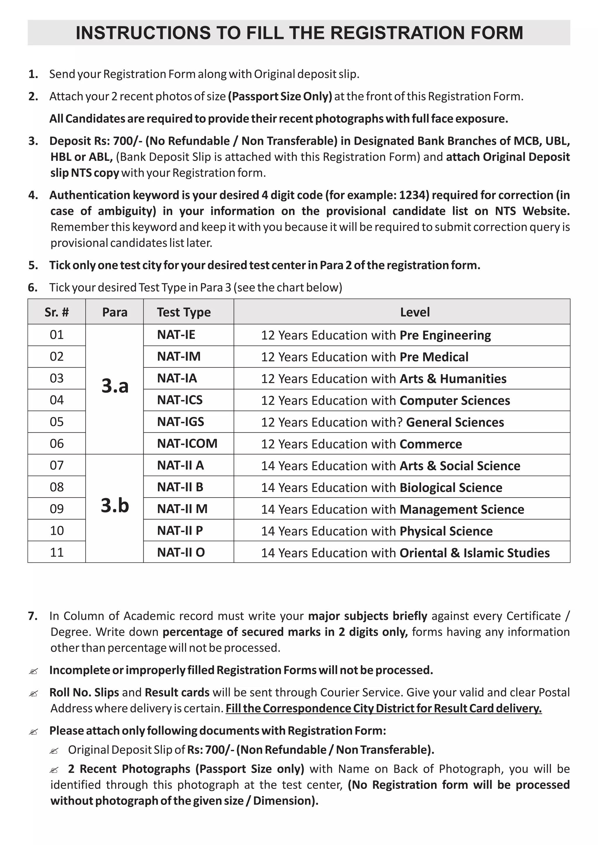 5th nat 2015_form | PDF