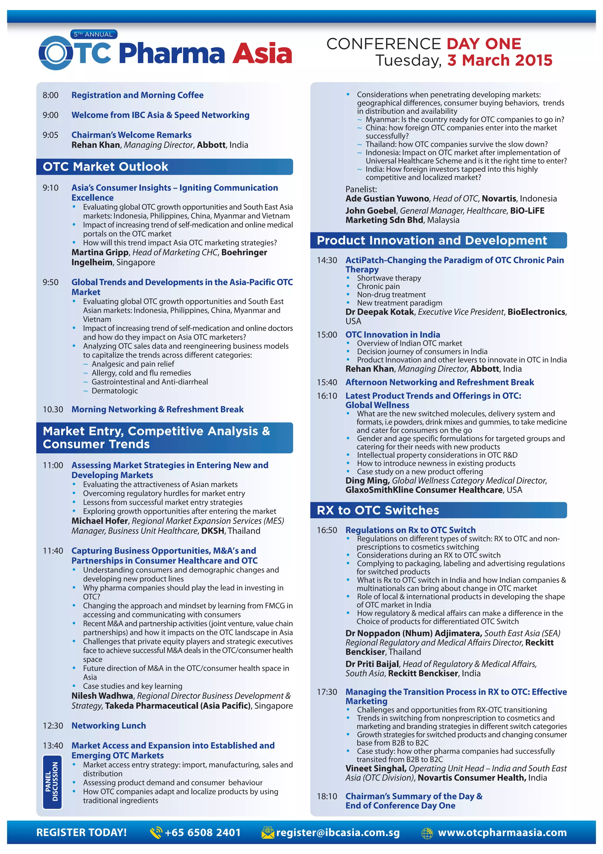 5th OTC Pharma Asia Conference | PDF