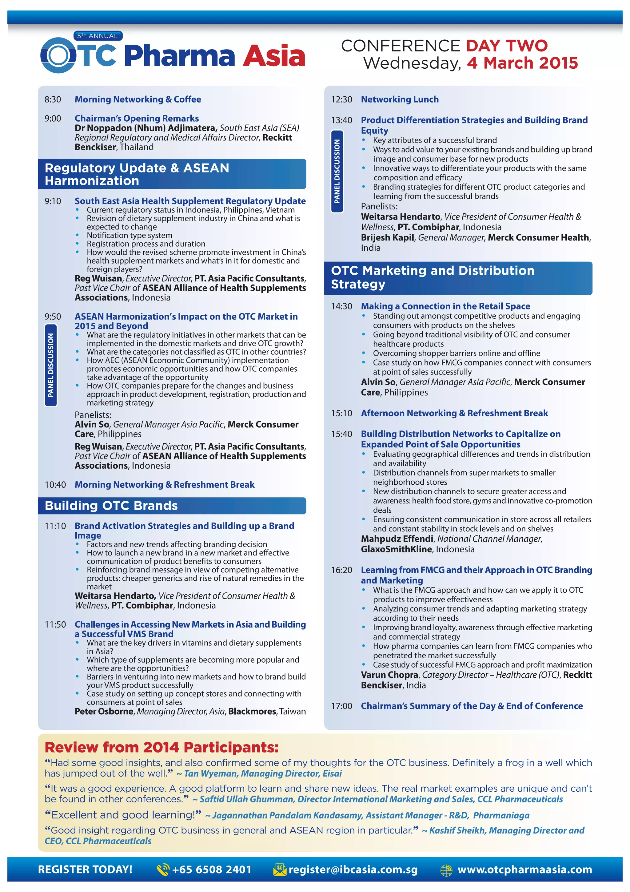 5th OTC Pharma Asia Conference | PDF