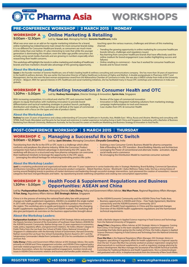 5th OTC Pharma Asia Conference | PDF