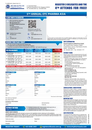 5th OTC Pharma Asia Conference | PDF
