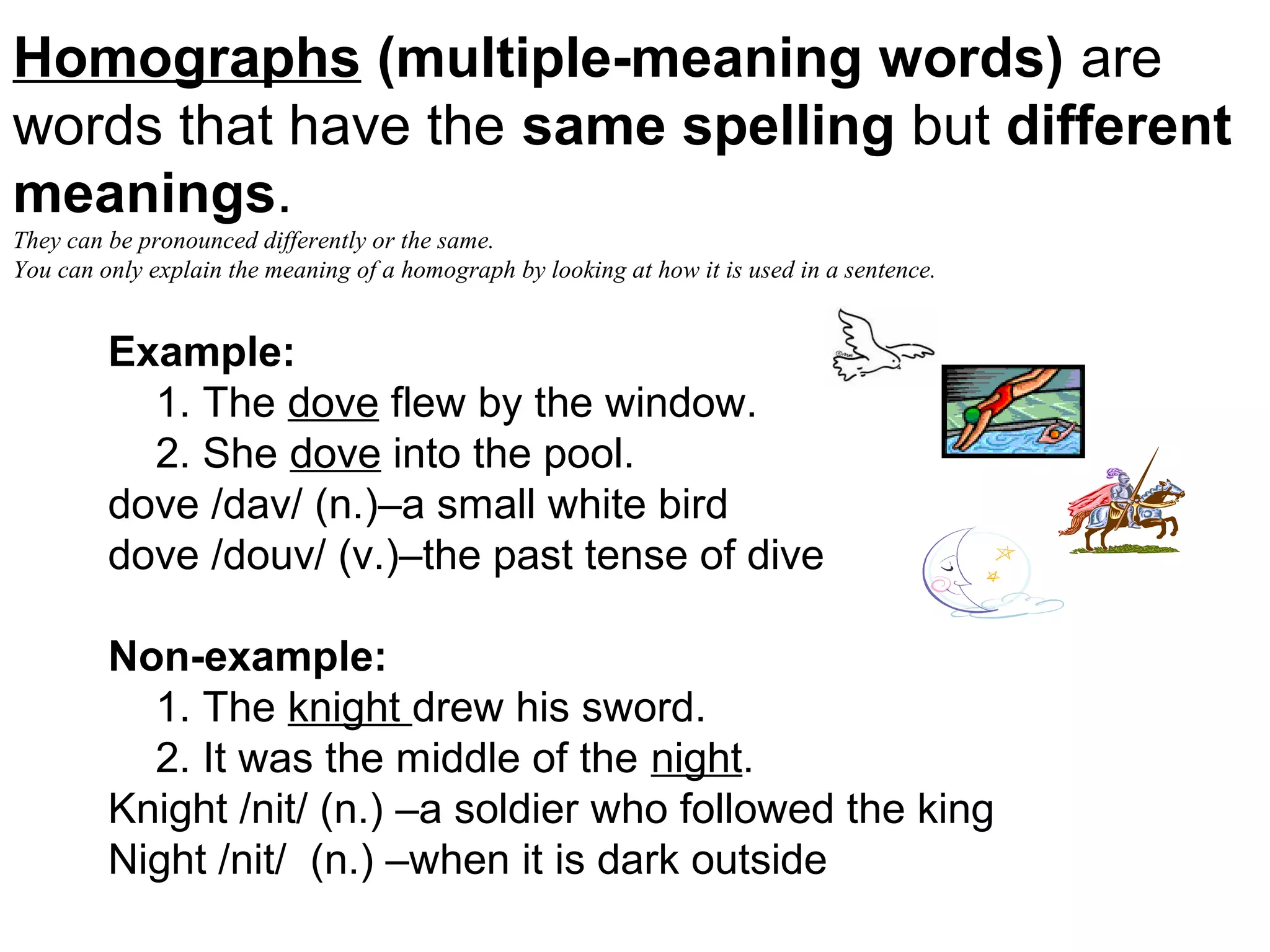 Homographs | PPT