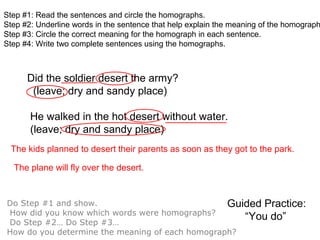 Homographs | PPT