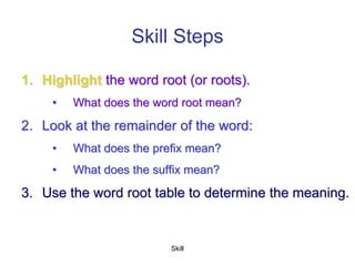 Latin words and prefixes kfbfbewjkfwj fwejkfbew f | PPT