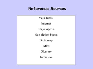 5th Reference Sources | PPT