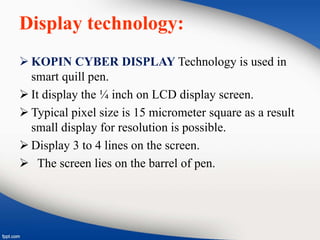 Smart Quill Pen | PPTX
