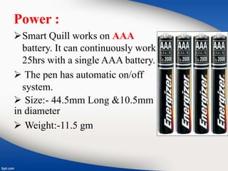 Smart Quill Pen | PPTX