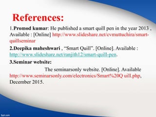 Smart Quill Pen | PPTX