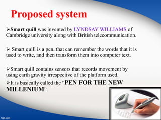 Smart Quill Pen | PPTX