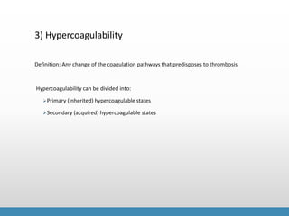 5) Thromboembolism 2021 .ppt presentation | PPT