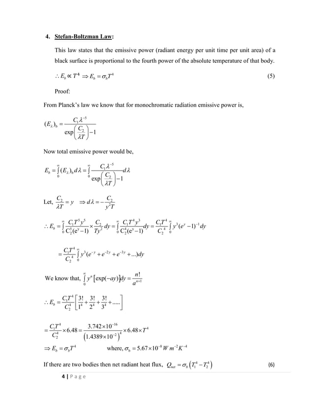 Radiavtive Heat Transfer assignment | PDF