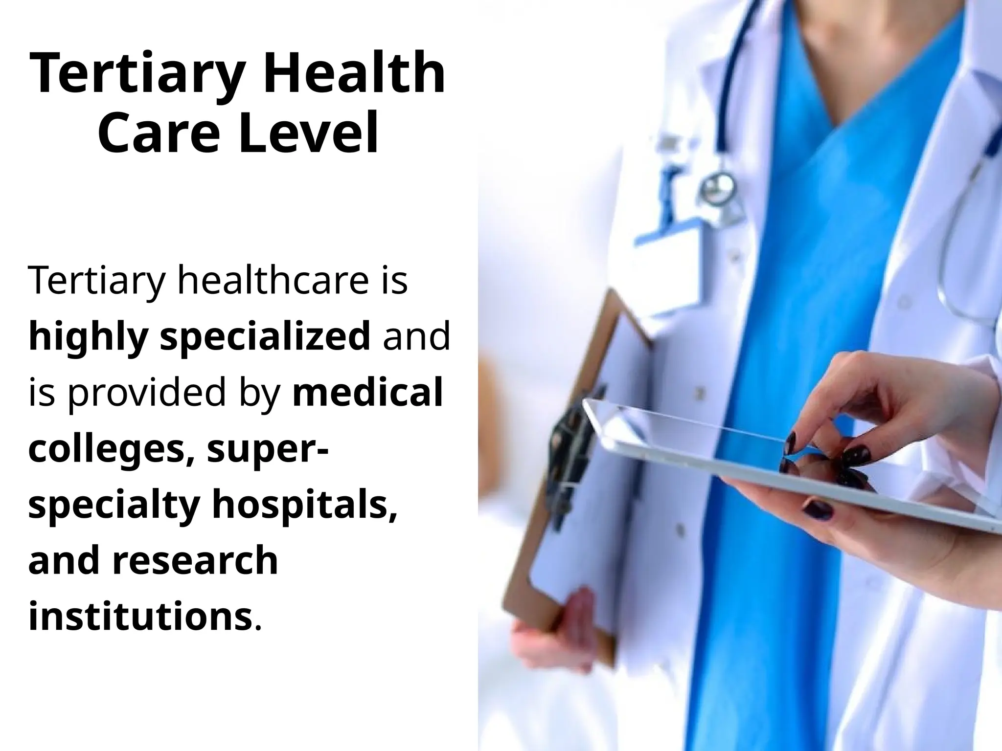 Health Care Planning and Organization of Health Care at Various Levels ...
